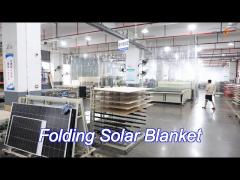 300W Solar Colar Solar Saco dobrável Preto Mochila portátil à prova d'água Solar