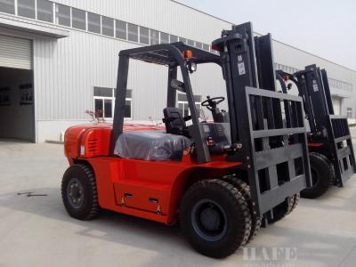 China powerful 3m lifting height 8T Diesel forklift with nice price and good performance use in outdoor of  warehouse for sale