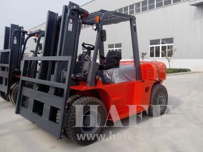 China powerful 3m lifting height 7T Diesel forklift with nice price and good performance use in outdoor of  warehouse for sale