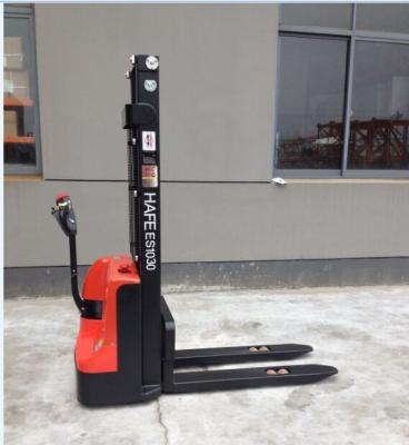 China New design Hotsell Economic Type 1T 1.6m Special Full Electric Pallet Stacker with DC motor for sale