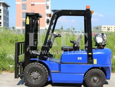 China Hydraulic 2.5t LPG Gasoline/Liquefied gas/Natural gas LPG Forklift with nice quilty and good price for sale