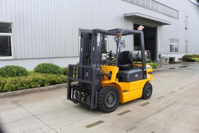 China Manual  Brand new 2.5t  3m Gasoline/Liquefied gas/Natural gas LPG Forklift with nice quilty and good price for sale