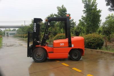 China Combustion Counterbalanced  FD30T CPCD30 3t diesel forklift 2stage3m container mast diesel forklift with sideshift for sale