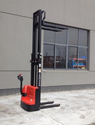 China 1T DC/24V Full Electric Stacker Trolley with 3m Lifting Height Battary walkier stacker for sale