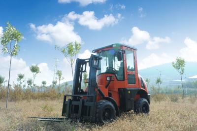 China China Best Choice FD25Y 25t Off-road trucks4X4driverall terrain diesel forklift with quick hitch Loading, unloading, sta for sale