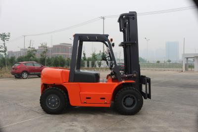 China Durable powerful FD60T CPCD60 6tdiesel forklift3stage4.5m container mast with fork positioner Dual front tyrewith solid for sale