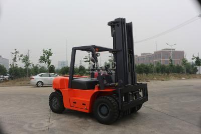 China FD powerful  6T Diesel forklift work for steel factory with Xinchai 6110 engine with full solid tyre& double front tyre for sale