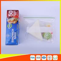Cina I sacchetti di plastica a chiusura lampo di multi dimensione per stoccaggio dell'alimento, panino dello zip insacca l'OEM accettabile in vendita