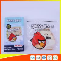 Cina Il panino di plastica della forte chiusura lampo insacca il commestibile con il logo stampato abitudine in vendita