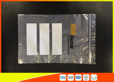 China Wiederversiegelbare industrielle Plastiktaschen LDPE mit Reißverschluss mit dem Beutel benutzt für chemische Industrie zu verkaufen