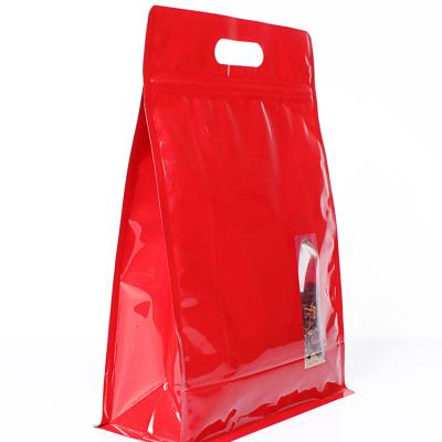 Cina Il colore rosso sta sul materiale del commestibile delle borse della chiusura lampo per il cracker della patata in vendita