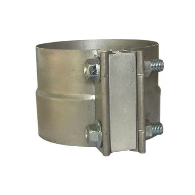 China Car Truck Catback / Turbo Downpipe Clamp 5Inch Stainless Steel Exhaust Sleeve OEM for sale
