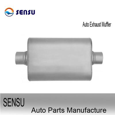 China SS202 Stainless Steel Exhaust Parts Aluminized Steel Exhaust Muffler Silencer for sale
