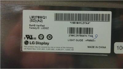 Cina Pannello LCD 2009 dello schermo A1312 di RGB IMac LM270WQ1 SDA2 in vendita