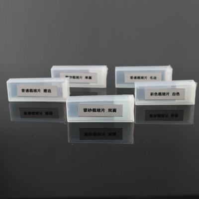China la cubierta de las diapositivas del microscopio de 1.0-1.2m m desliza 90 la esquina de la esquina 45 en venta
