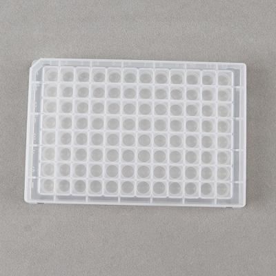 China Placa bien profunda 96 inferiores cónicos del pozo del cuadrado de 0,5 ml en venta