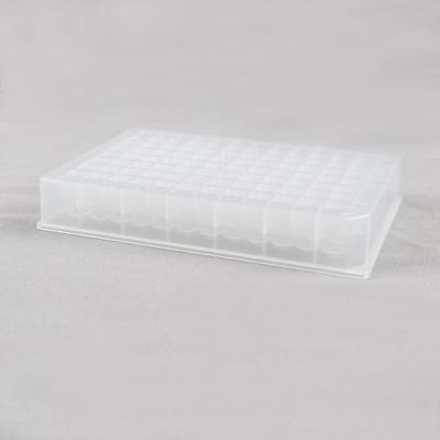 China placa bien profunda cuadrada del almacenamiento 96 de la muestra del cultivo celular del polipropileno 0.8mL en venta