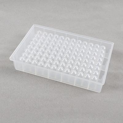 China placa bien profunda cuadrada del almacenamiento 96 de la muestra del cultivo celular del polipropileno 0.8mL en venta
