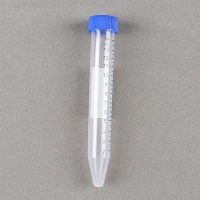 China Sterile 15 Ml Polypropylene Centrifuge Tubes Conical Bottom Lab Centrifuge for sale