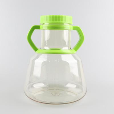 China 5L desconcertó el policarbonato Shaker Plastic Erlenmeyer Flask en venta