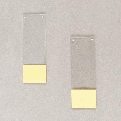 China El microscopio de cristal del CE ISO desliza el borde helado amarillo del uso del laboratorio de los resbalones de la cubierta en venta