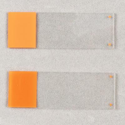 China El sistema de documentación funcional del CE del ISO preparó diapositivas anaranjadas del microscopio cubre resbalones en venta