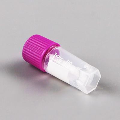 China Frascos criogénicos 1ml del tapón de tuerca del soporte disponible del uno mismo en venta