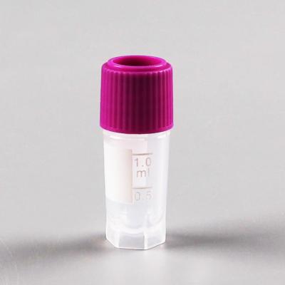 China Frascos criogénicos 1ml del tapón de tuerca del soporte disponible del uno mismo en venta