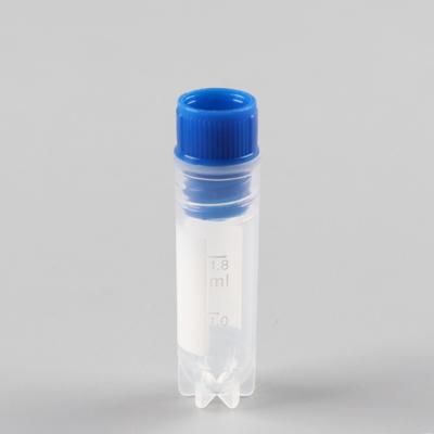China El casquillo criogénico libre de los frascos del pirógeno de la ARNasa de la ADNasa inserta 1.8ml en venta