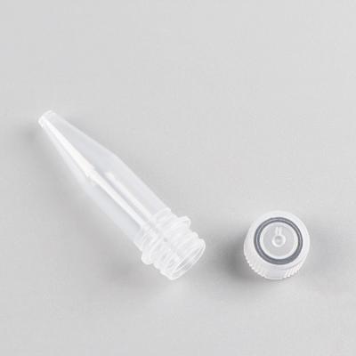 China materiales consumibles plásticos congelados del hilo externo 1.5ml y deshelados estéril del laboratorio criogénico de los frascos en venta