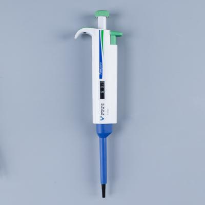 China micropipeta ajustable del monocanal de la calibración líquida de la transferencia del laboratorio 5-50ul en venta
