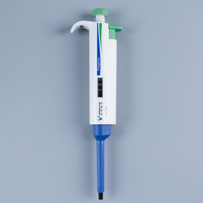 China o laboratório médico do monocanal 10-100ul introduz com pipeta a mão da precisão alta controlada à venda