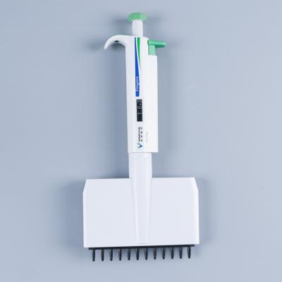 China Lab Medical 12 Channel Multichannel Pipettes 0.5-300ul Micro Pipette for sale