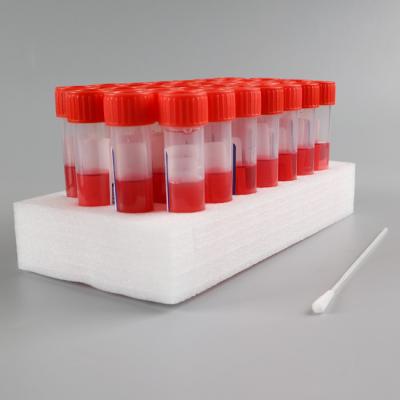 China Virus Sample Collection Tube With Nasal Swabs For Rapid Diagnostic Test Sampling Tubes for sale