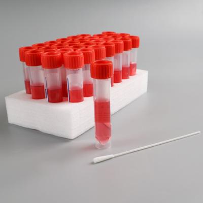 China Virus Sample Collection Tube With Nasal Swabs For Rapid Diagnostic Test Sampling Tubes for sale