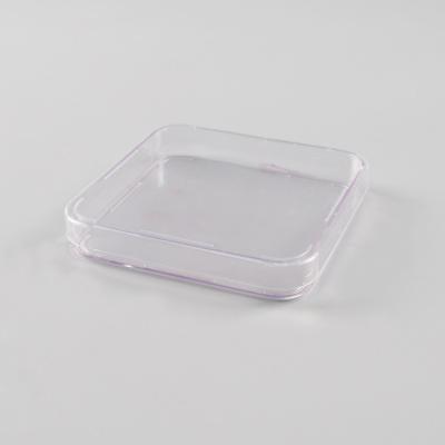 China Vierkante Vorm Plastic Petri Dish Uses In Laboratory met Opening Te koop