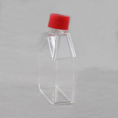 China Frasco de Cultura de Tecidos de Plástico Estéril T50 para Laboratório com Tampa de Respiro Tampa Vedante à venda