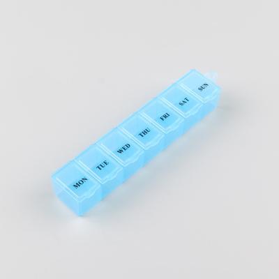 Cina Portapillole quotidiano portatile in plastica portatile da 7 giorni AM PM in vendita