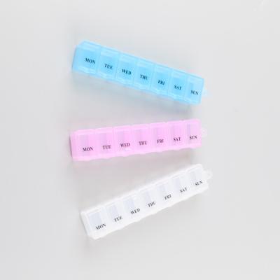 Cina Farmacia di plastica lunga della scatola della pillola del portatile dei pp con il cappello in vendita