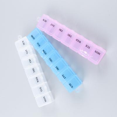 Cina Capacità 11.2ML/Grid della scatola settimanale della pillola del polipropilene grande in vendita