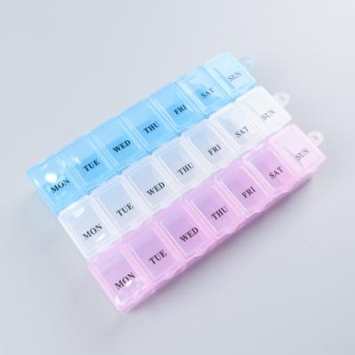 Cina Organizzatore settimanale Colored della scatola della pillola del commestibile di Athmedic in vendita