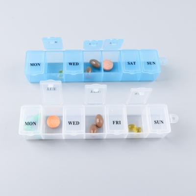 Cina Organizzatore settimanale variopinto For Home Travel della medicina da 7 giorni di 7 griglie in vendita