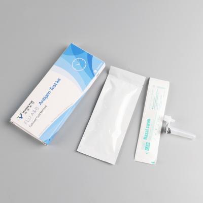 China Flu Influenza A B Rapid Test For The Qualitative Detection Of Flu In Nose for sale
