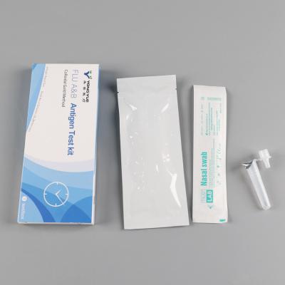 Cina Autotest Influenza A e B Test rapido 15 - 20 minuti in vendita