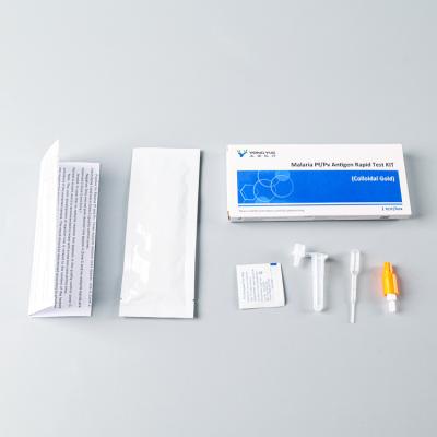 China One Step Malaria Rapid Test Kit Fast Diagnostic 15 Mins Rapid Diagnostic Test Kit for sale