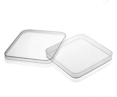 China Vierkante Vorm Plastic Petri Dish Uses In Laboratory met Opening Te koop