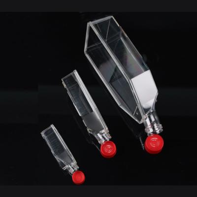 China Frascos desechables de cultivo celular de prueba de ciencia médica 50ml 175ml 225ml Frasco de cultivo celular en venta