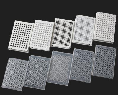 China Pcr de Voor consumptie geschikte Volledige Rok van de 96 goed 384 goed Pcr van het Plaatlaboratorium Platen Halve Rok Te koop