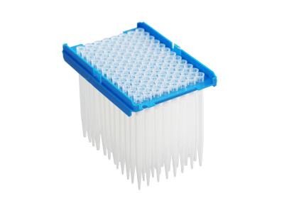 China Tecan Non Conductive Sterile Robotic Transparent 1000 UL Filter Tips for sale
