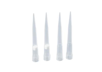 China High Accuracy Medical Transfer 200ul Conductive Pipette Tips Clear Hanging Automation Tips With Without Filter for sale
